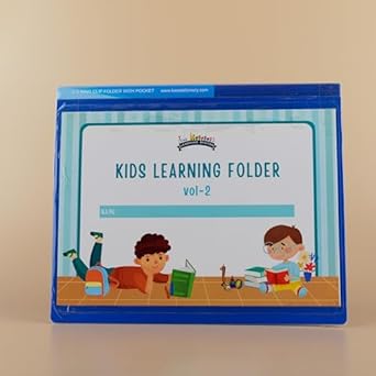Buy The Learning Station Kids learning folder Vol - 2 | Velcro based 30 ...