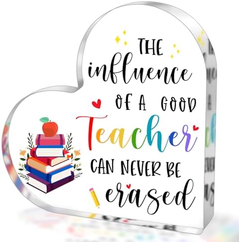 Amazon.com: Funnli Teacher Appreciation Gifts, Teacher Gifts Acrylic ...