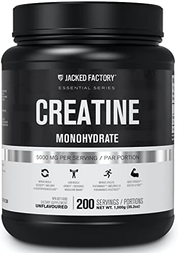 Creatine Monohydrate Powder 1000g - Creatine Supplement for Muscle ...