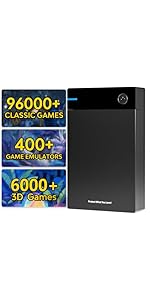 Amazon.com: Kinhank 500G HDD External Hard Drive with Batocera 33 ...