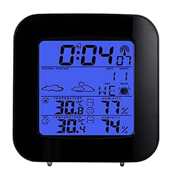 Amazon.com: KLPODAU Barometer Indoor and Outdoor Hygrograph with ...