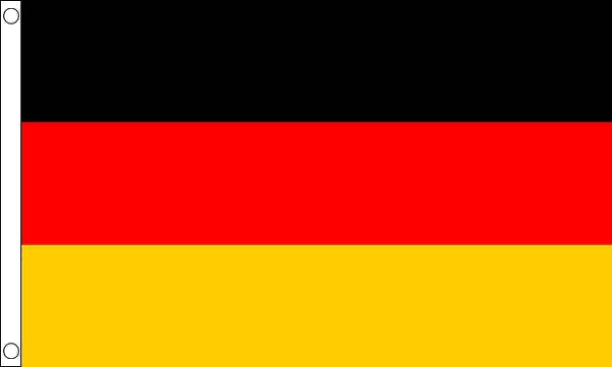 Germany Flag - 5 x 3 FT - New 100% Polyester with Eyelets ...