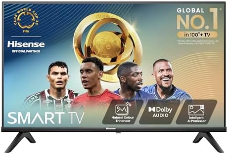 Hisense 40 Inch Smart TV 40E4NTUK - FHD Resolution, Natural Colour ...