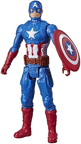 Marvel Avengers Titan Hero Series Captain America Action Figure, 12 ...