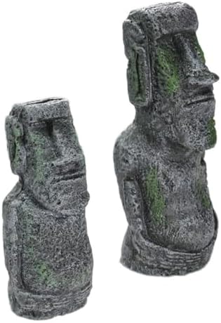 Easter Island Head Statue - Ideal for Replanting & Living Room/Desktop ...