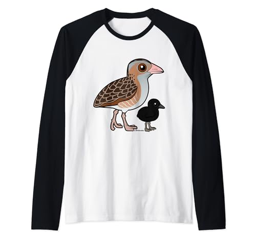 Cute Corn Crake by Birdorable