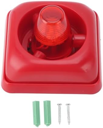 Amazon.com: Pomya Fire Alarm, DC12V 24V Sound and Light Alarm, LED ...