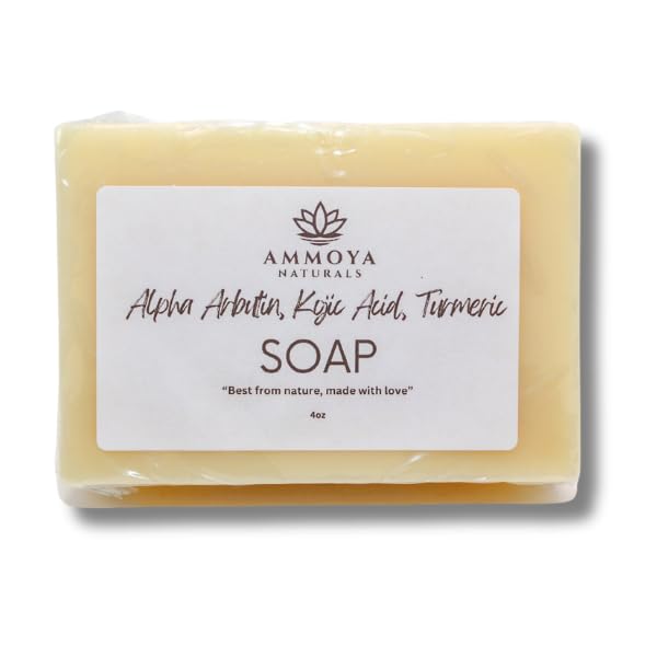 Amazon.com: Ammoya Naturals Kojic Alpha Arbutin Turmeric Soap ...