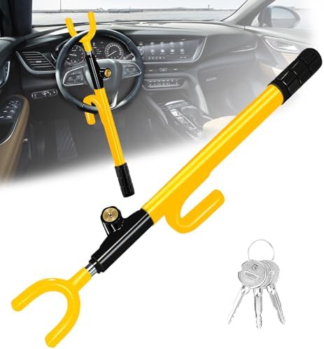 Amazon.com: NOEAIKE Steering Wheel Lock,Heavy Duty Anti-Theft Car ...