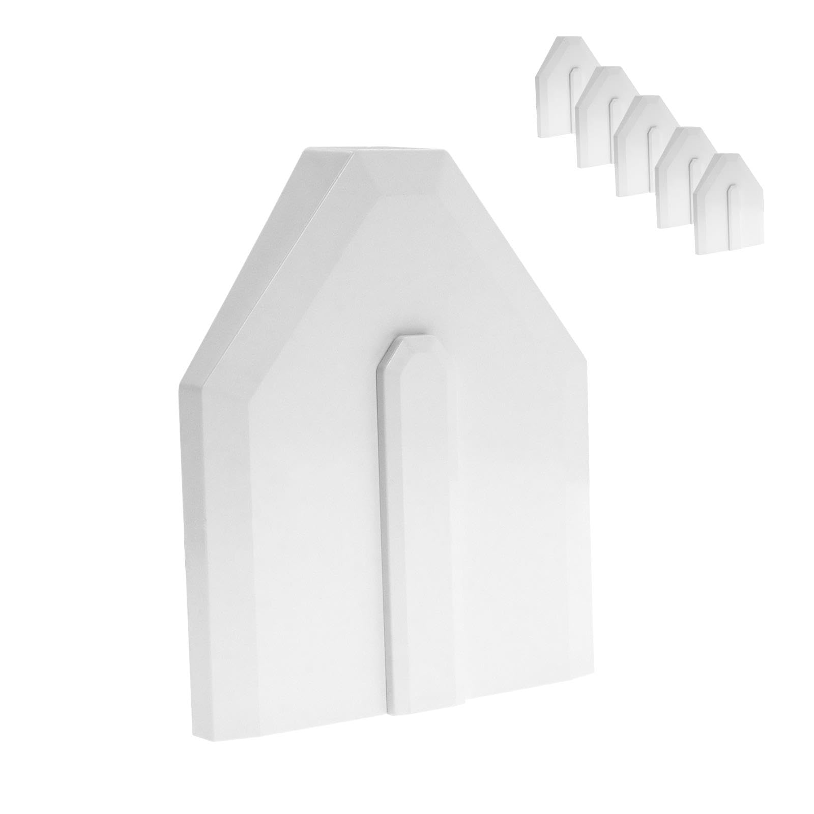 Universal Glazing Bar End Cap Conservatory Roof Rafter Trim - White, 5 ...