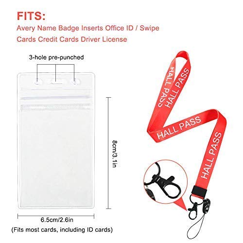 Snapklik.com : Melife 6 Pack Hall Pass Lanyards, School Passes For ...