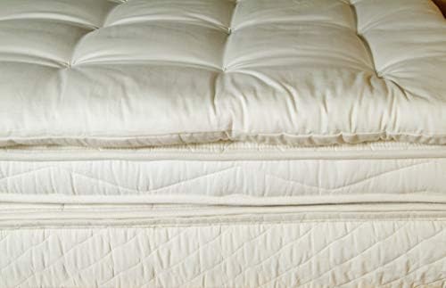 Amazon.com: Holy Lamb Organics Quilted Ultimate Wool Mattress Topper ...
