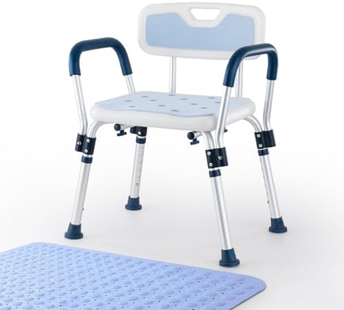 Amazon.com: Trondiver Heavy Duty Shower Chair for Inside Shower ...
