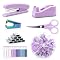 QpenguinBabies Purple Office Supplies and Desk Accessories, Stapler and ...