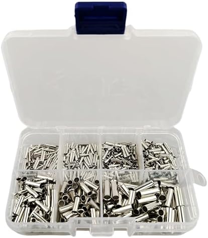 Yenghome 600 Pcs 7 Sizes Electrical Wire Ferrules Kits Tinned Copper ...