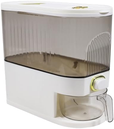 Gzsekken Rice Dispenser 11lbs（5kg） Rice Container Large Sealed Grain ...