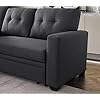 Amazon.com: Devion Furniture Russ Sofabed, Dark Gray : Home & Kitchen