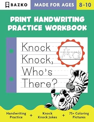 Handwriting Practice Book for Kids Ages 6-10 : Printing workbook for ...