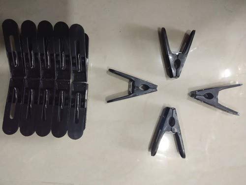 Black Plastic Cloth Drying Clips, Cloth Pegs, Hanging Clip,Color ...