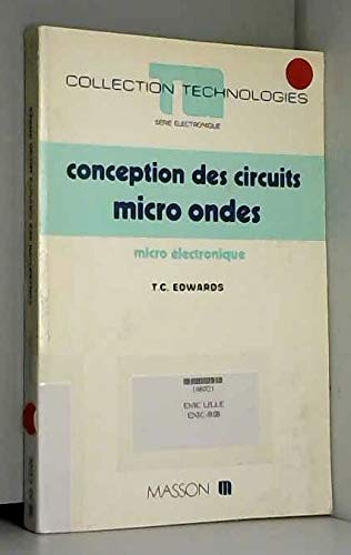 Amazon.fr - Conception des circuits micro-ondes, micro-électronique ...