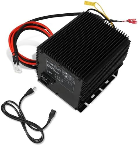 Amazon.com: OnBoard 24 Volt Battery Charger for Scissor Lifts, 24V 25Ah ...