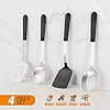 Amazon.com: CuCut Stainless Steel Cooking Utensils Set, 4-piece Kitchen ...