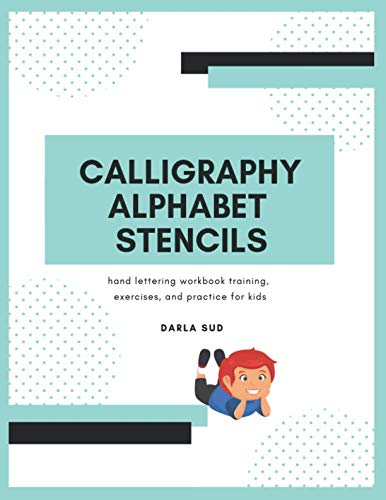 calligraphy alphabet stencils, hand lettering workbook training ...
