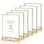 Amazon.com: PPH-Sisy Gold Frames 5x7 Acrylic Sign Holder Double Sided ...