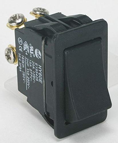 Rocker Switch, DPST, 4 Connections: Electronic Component Switches ...