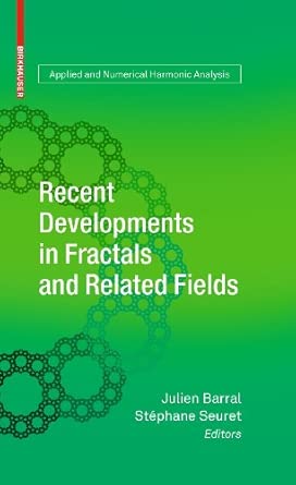 Amazon.com: Recent Developments in Fractals and Related Fields (Applied ...