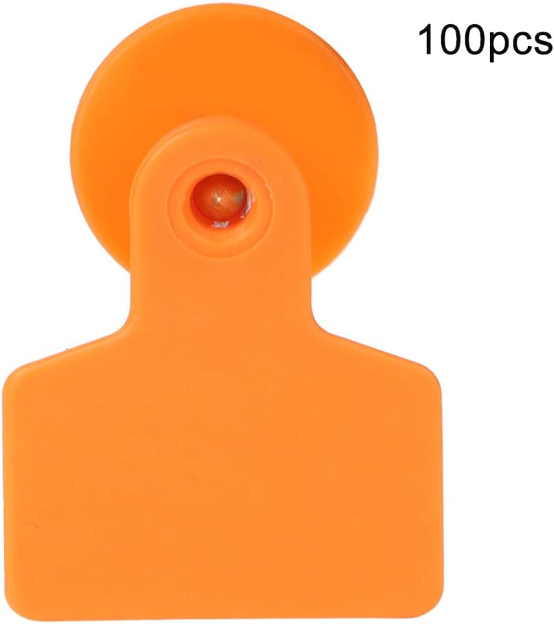 Livestock Ear Tag Animal Identification Marker 100pcs Bright Color ...