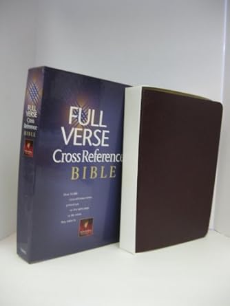 Full Verse Cross Reference Bible: New Living Translation: Burgundy ...