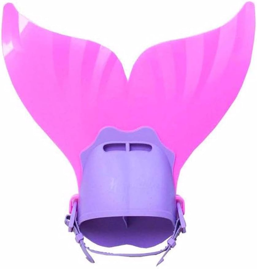 Amazon.com : Adjustable Mermaid Tail Monofin Submersible Kids Swimming ...