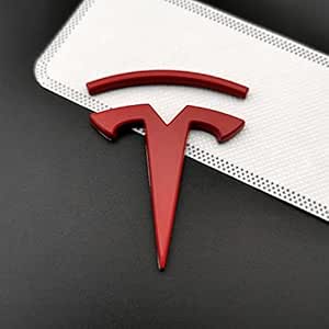 Tesla Logo Stickers For Tesla Model 3 X S Y 2022, Pure Metal Materials ...