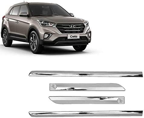CARSHADE Full Chrome Set of 4pcs Side Beading Side Cladding Compatible ...