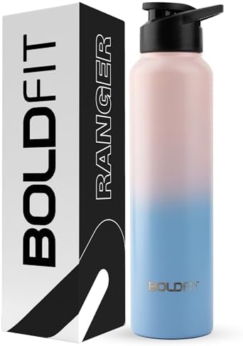 Boldfit Water Bottles Stainless Steel Water Bottle 1 litre Steel Water ...