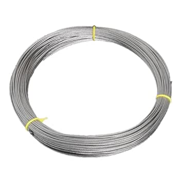 Amazon.com: HOUSON 50M Stainless Steel Wire Rope, Heavy Duty Garden ...