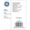 GE Lighting 97483 60-Watt 675-Lumen Party A19 Light Bulb, Pink, 2-Pack ...