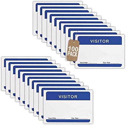 Amazon.com : 1InTheOffice Visitor Stickers, Visitor Badges, Name Tag ...
