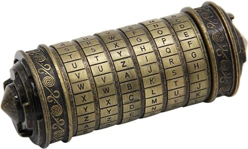 Amazon.com: Cryptex Da Vinci Code Mini Cryptex Lock Puzzle Boxes with ...