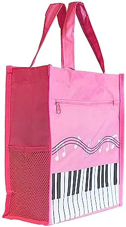 Amazon.com: Farcaya Piano Keys Handbag Music Tote Bag Oxford Cloth ...