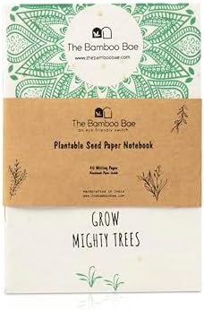 The Bamboo Bae Plantable Notebook | Seed Notebook Handmade Seed Cover ...