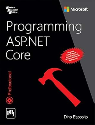 Buy PROGRAMMING ASP.NET CORE Book Online at Low Prices in India ...