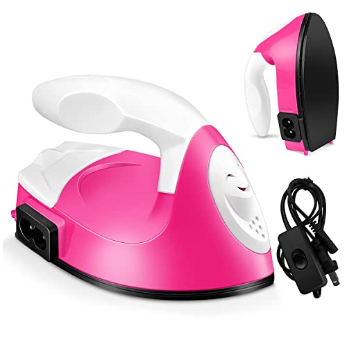 Iron on Patches Mini Craft Portable Iron, Small Heat Press Machin