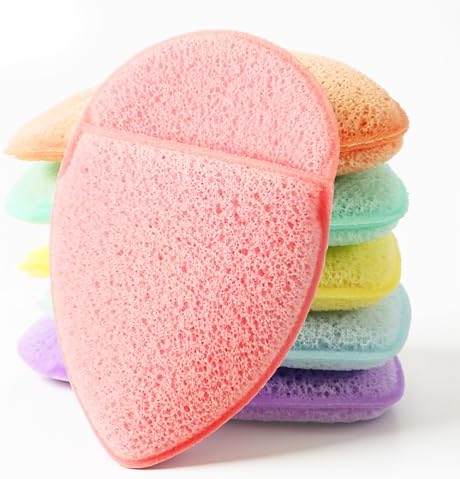 Amazon.com : TIESOME 6 Pcs Face Wash Sponge, Reusable Face Cleansing ...