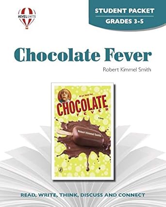Chocolate Fever - Student Packet by Novel Units: Novel Units ...