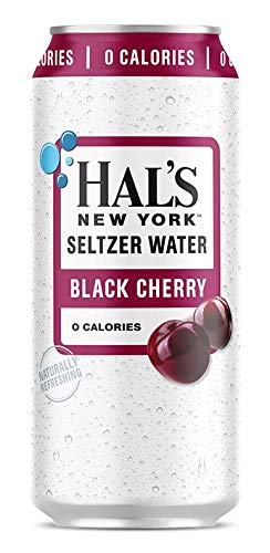 Amazon.com: Hal's New York Seltzer Water 16 Oz Cans (Black Cherry, Pack ...