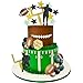 Amazon.com: UFROMSKY 54pcs Football Cake Topper Goal Post Cake ...
