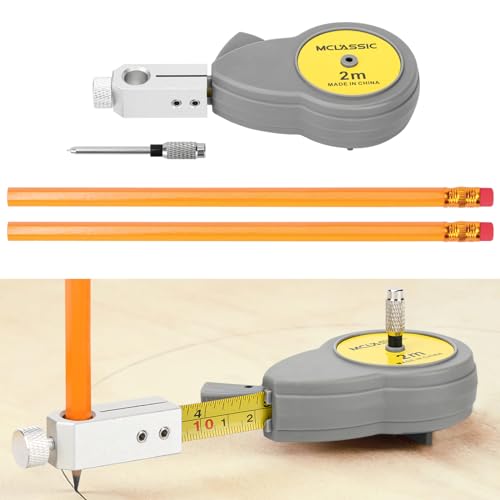 Amazon.com: WEIGUZC Rotating Tape Measure Beam Compass, Retractable ...
