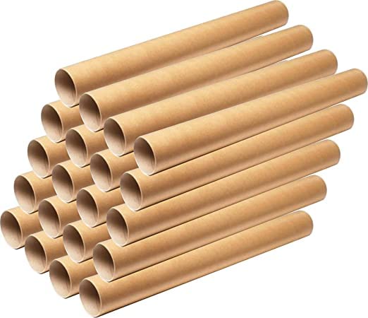 CALM VIBE Cardboard Mailing Tube Pack of 10 Ideal for Shipping, Art and ...